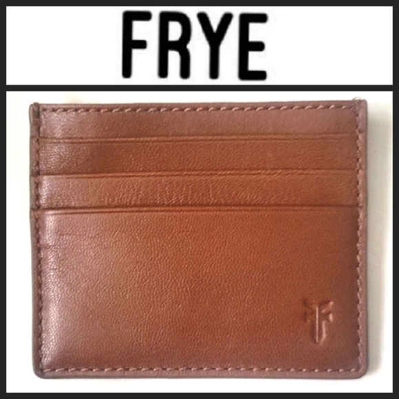 Frye | Bags | New Frye Unisex Leather Credit Card Holder Wallet | Poshmark